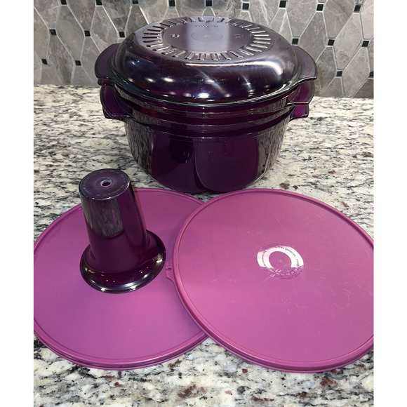 Tupperware | Kitchen | Tupperware Complete Microwave Stacker Cooker Set ...